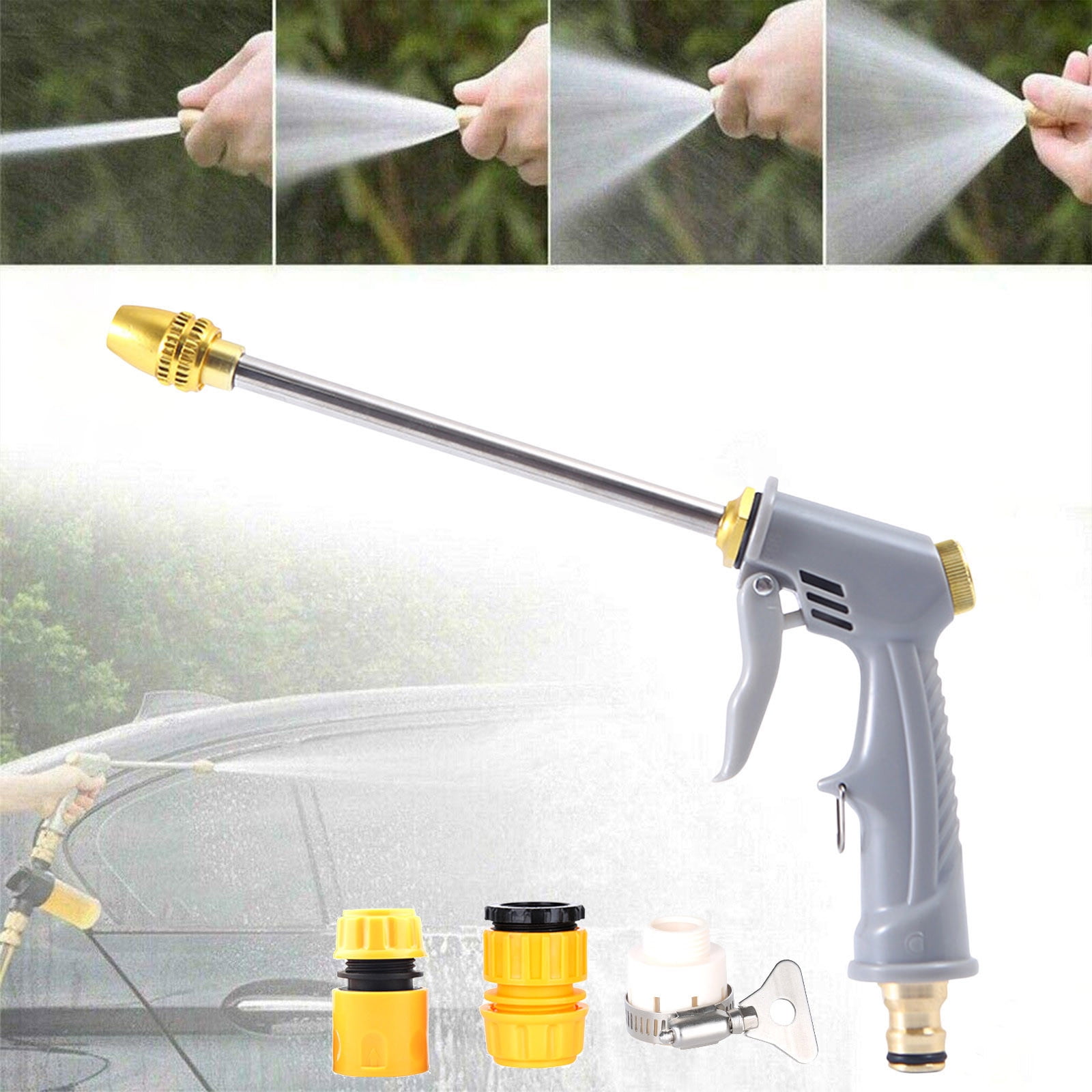 Click here for Egnmcr High Pressure Water Hose Nozzle Long Spray... prices
