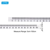 Uxcell Adhesive Ruler, 2 Pack 100cm Backed Tape Measuring Waterproof ...