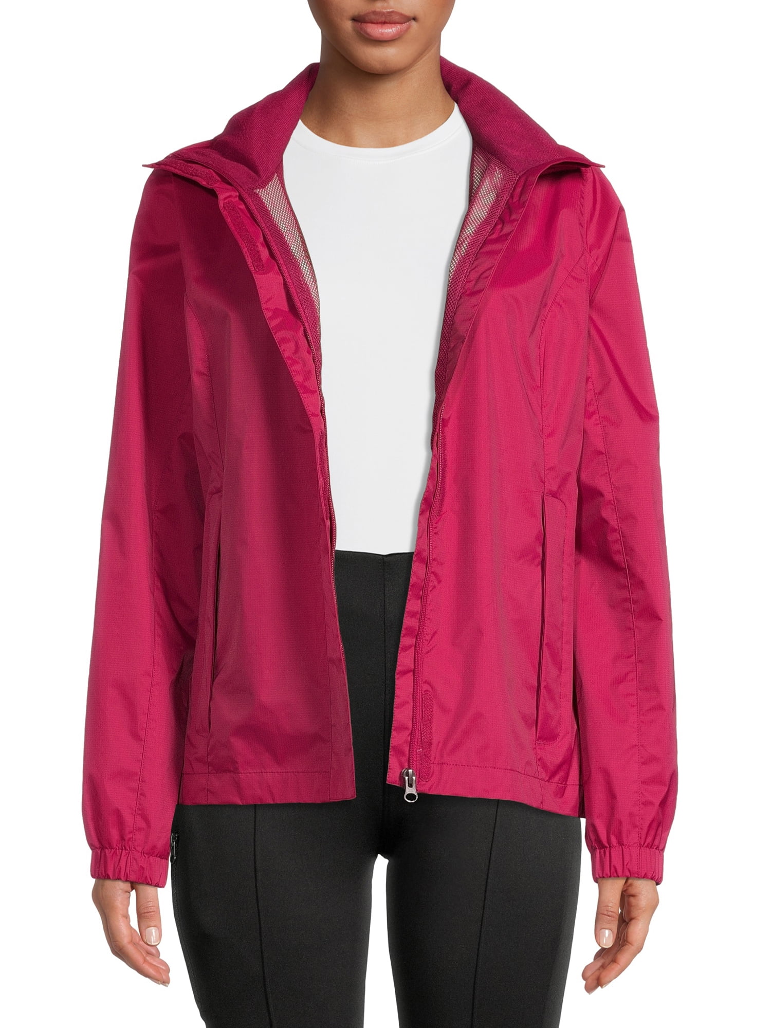 Swiss Tech Women's and Women's Plus Rain Jacket - Walmart.com