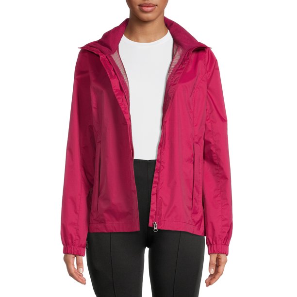 Swiss Tech Women's and Women's Plus Rain Jacket - Walmart.com