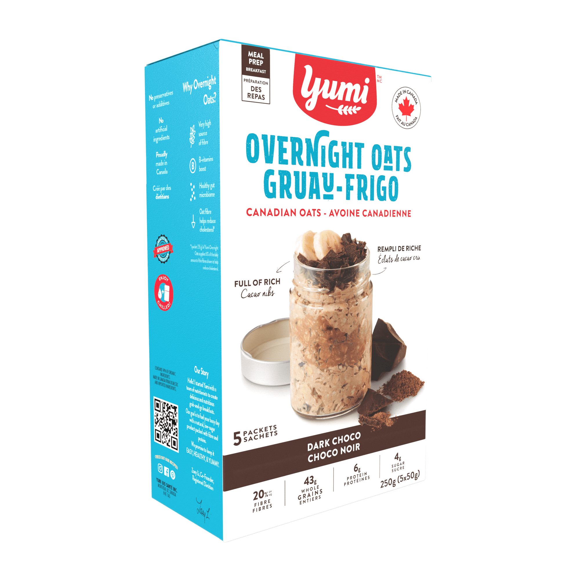 Click here for Yumi Organics Dark Chocolate Overnight Oats prices