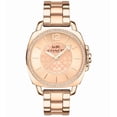 Coach (14503142) Boyfriend Crystal Bezel Logo Dial Rose Gold Toned ...