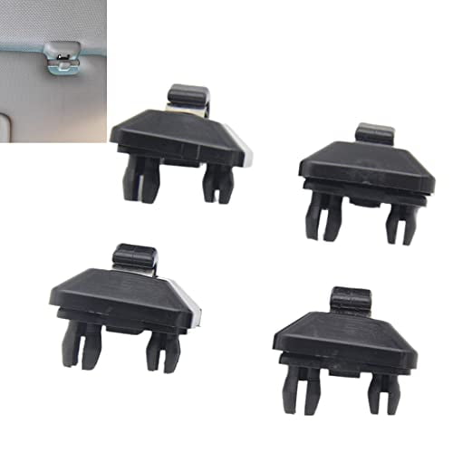 4 Pack Interior Sun Visor Hook Clip Interior Sun Visor Hook Clip ...