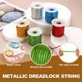 Uxcell Hair Strings for Braids (100m 1/8 Inch) - Metallic Hair Braiding ...