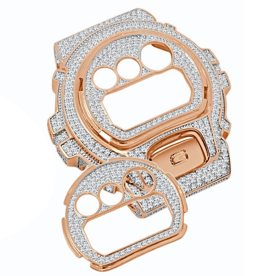 G Shock With Diamond Face