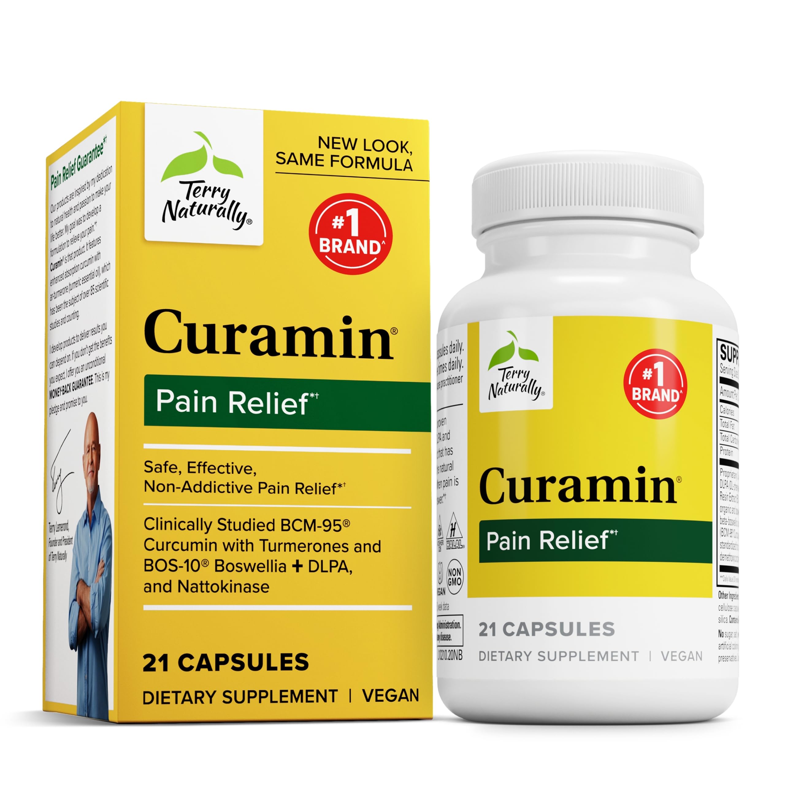 Suplemento Terry Naturally Curamin Curcumin 21 cápsulas | Walmart en línea