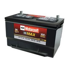 Motorcraft 12 Volt Automotive Battery, Group Size 96R, 590 CCA Top Post ...