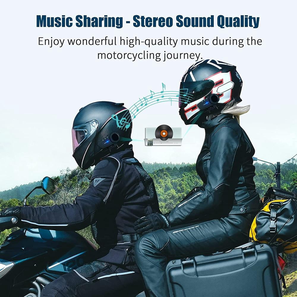 Motorcycle Helmet FreedConn KY PRO - 6 Rider Intercom With Noise ...