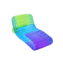 Intex Inflatable Rockin' Lounge Pool Floating Raft Chair with Cupholder ...