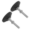 2PCS M16 Thread Furniture Glide Swivel Leveling Mount Adjustable Round ...