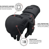 MRX MMA Grappling Gloves 7 OZ Boxing Punching Glove Mitts Black L/XL ...