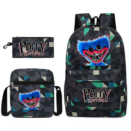 Huggy Wuggy Kids Backpack 3pcs School Bag Poppy Playtime | Walmart Canada