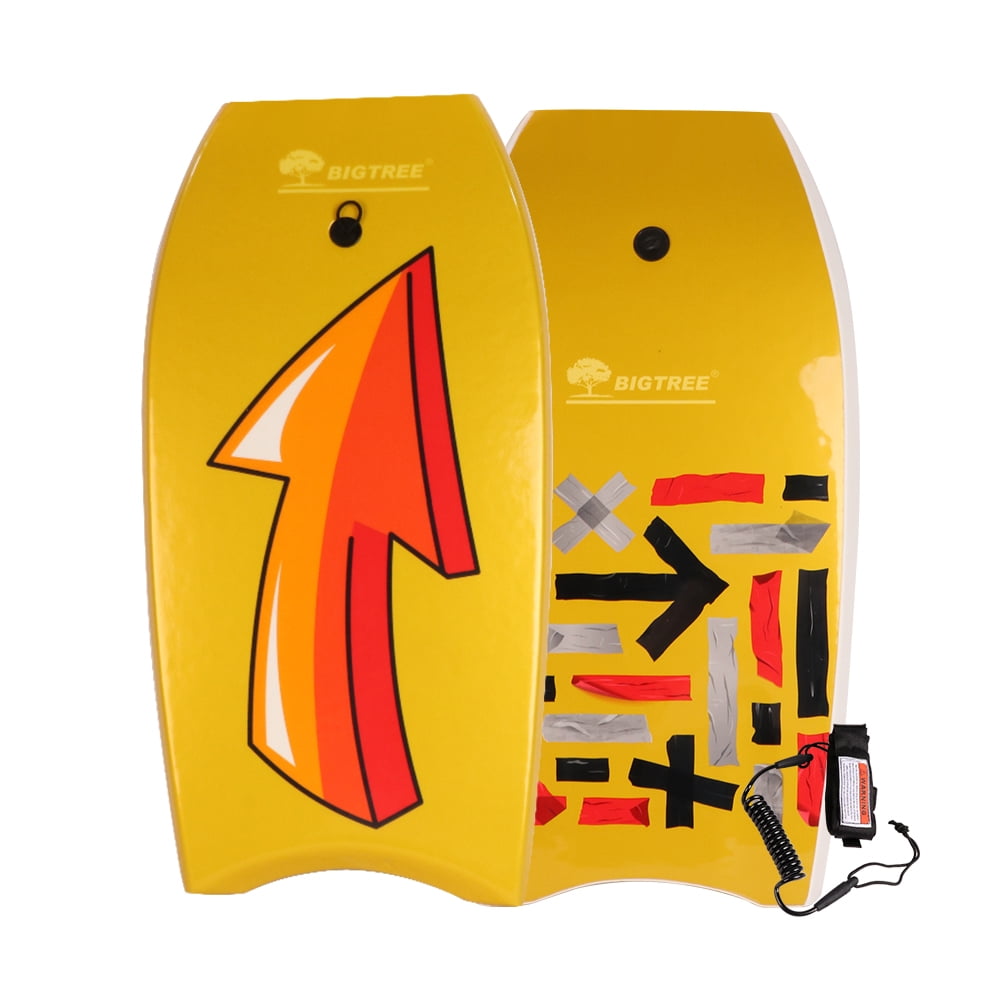 BIGTREE Bodyboard Surfing Board Wake Boogie Board with Arrow for Adult ...