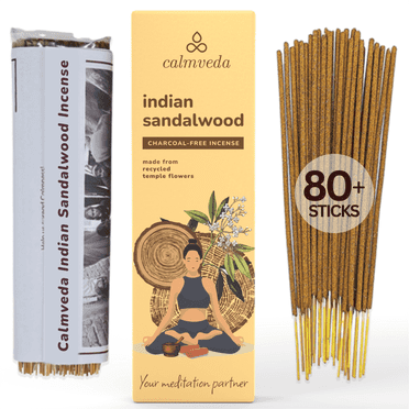 White Sage Incense Sticks for Cleansing - (80 Scent Sticks) Charcoal ...