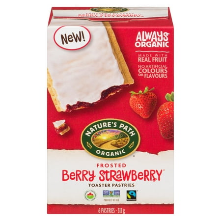 Nature's Path Organic Strawberry Frosted Toaster Pastries 312g Box ...