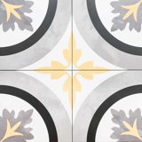 The Tile Life DaVinci 7.9x7.9 Mustard Porcelain Floor and Wall Tile - 7 ...