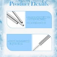 8 Pack 6 Inch Short Bent Metal Cocktails Straws, Stainless Steel Straws ...