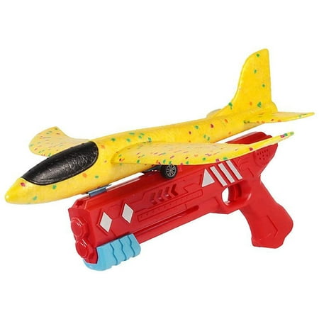 Airplane Launcher Toys Soft Foam Plane Model Glider Hand Throw Plane ...