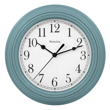 Westclox 9 inch Silver Round Simplicity Analog QA Wall Clock - Walmart.com
