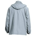 Axiiglly Mens Lightweight Jackets Loose Windbreaker Jackets Hooded Zip Up Raincoat Winter ...