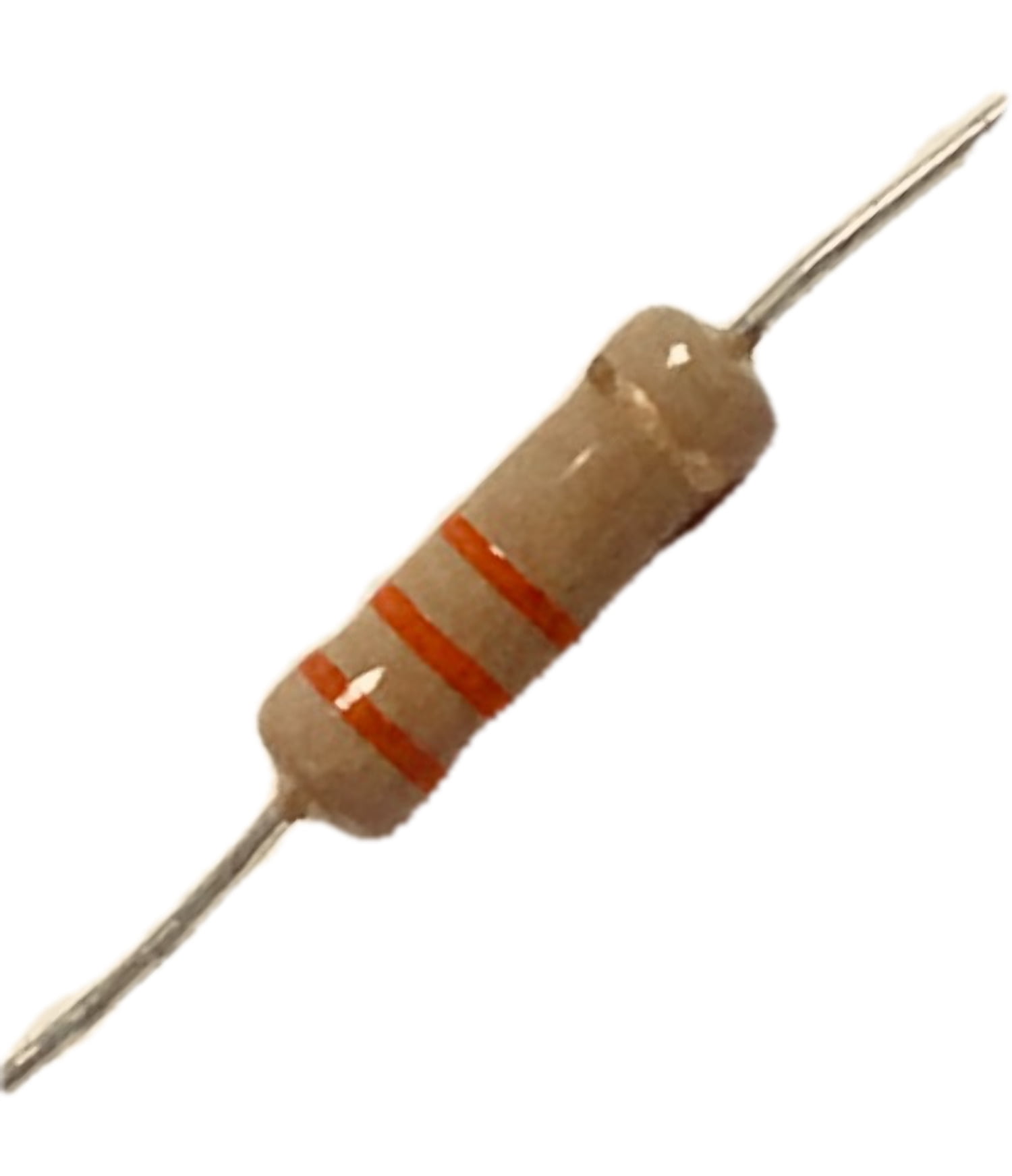 25 Pack, MCCFR02SJ0333A19 RESISTOR CF Axial, 33 OHM, 2W, 5%, RoHS ...