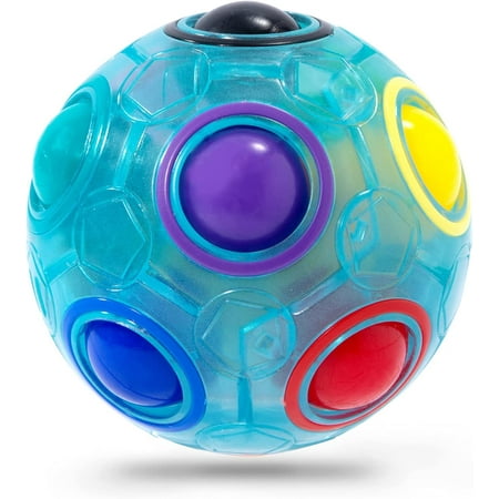 SINOY Magic Rainbow Puzzle Ball, Fidget Ball Puzzle Game Fun Stress ...