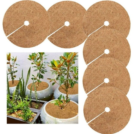 Coco Plant Mat, Coco Mulching Disc, Winter Protection for Potted Plants ...