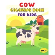 Farm coloring book for kids: Farm animals coloring book with simple and ...