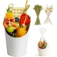 Disposable cooked food cup, kraft paper snack box. Different ...