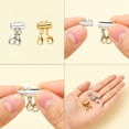 2 Set 2 Style Alloy Magnetic Slide Lock Clasps Necklace Layering Clasps ...