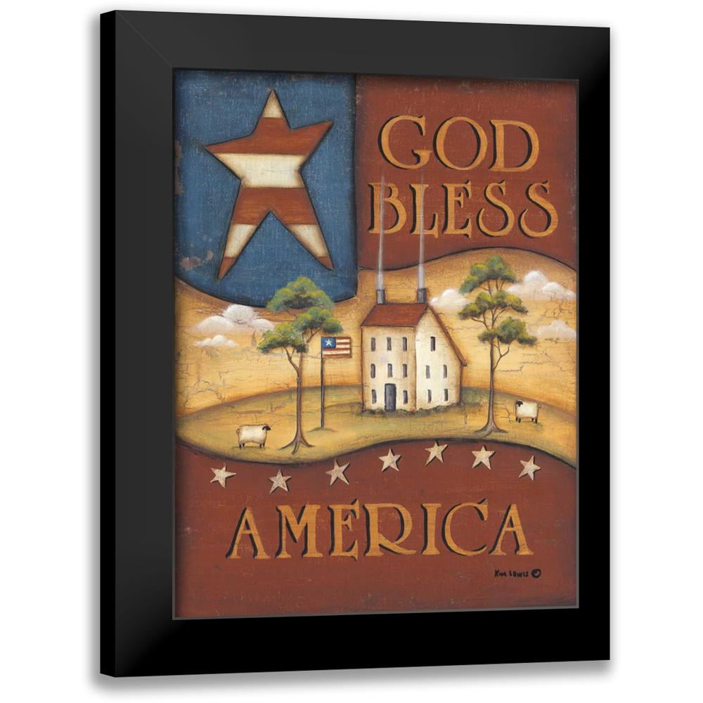 Lewis, Kim 19x24 Black Modern Framed Museum Art Print Titled - God ...