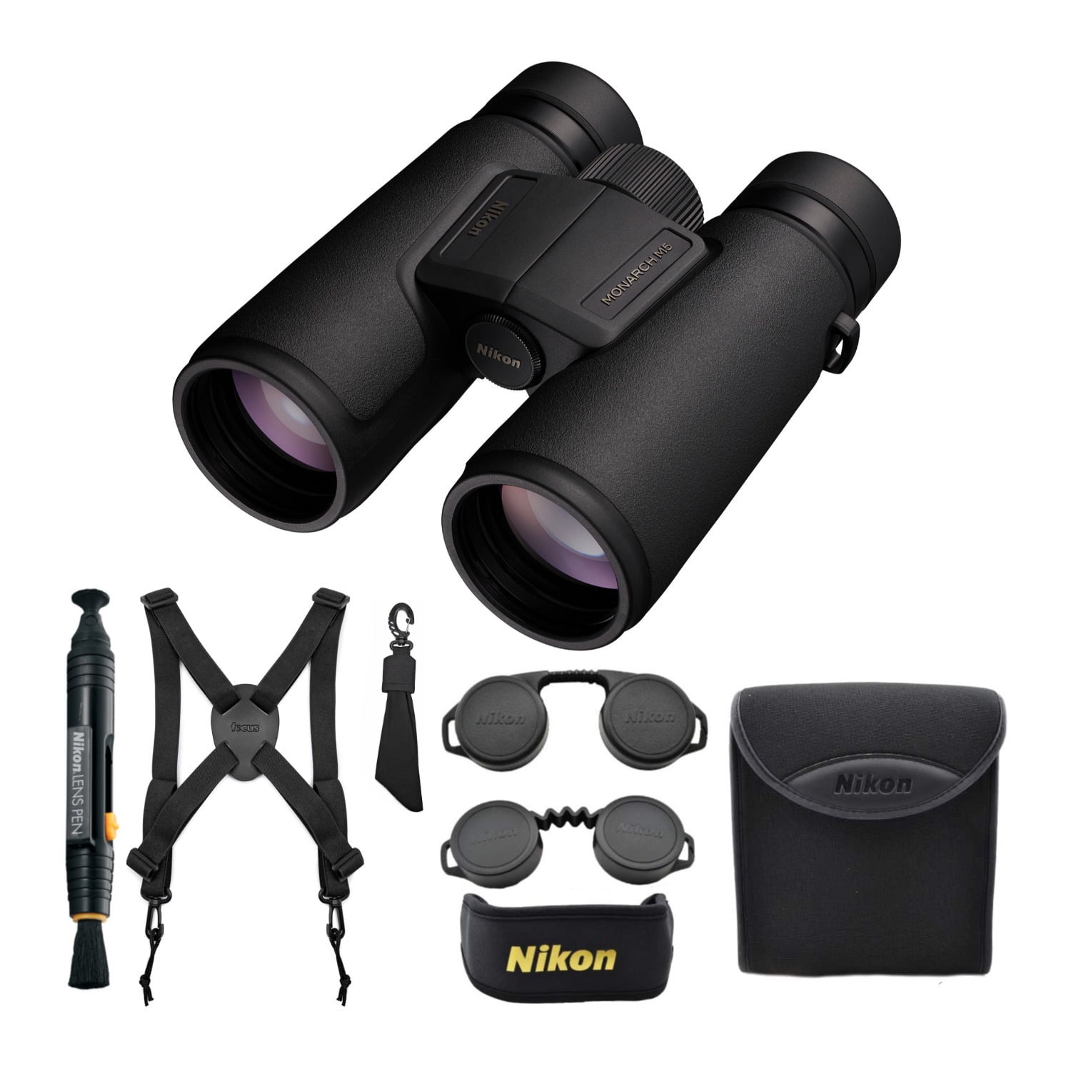 Nikon Monarch M5 8x42 Binocular with Nikon Lens Pen and Harness ...
