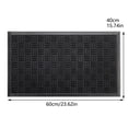 Heavy Duty Indoor Outdoor Entrance Door Mat Non Floor Carpet for Home ...