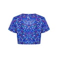 Haitryli Girls Glittery Crop Tops Jazz Dance Performance Dancewear ...