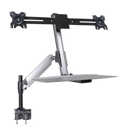 DoubleSight - Mounting kit (desk clamp mount, pole, keyboard tray ...