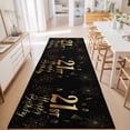 Area Rug 2x6ft Happy Birthday Area Rugs for Kitchen Runner Rug Gift ...