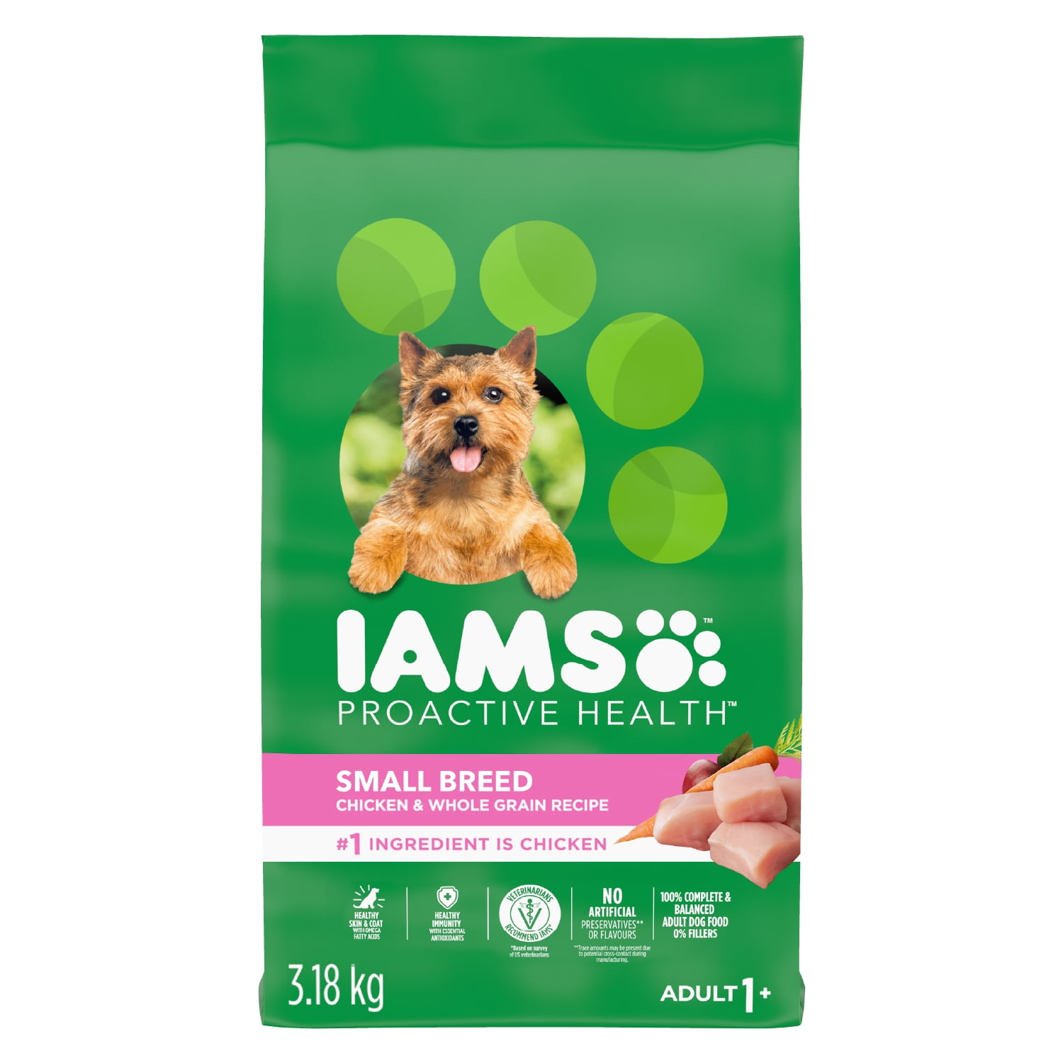 Click here for Iams Small Breed Chicken And Whole Grains Recipe A... prices