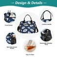 ALAZA Rugby Cool Football Print Cooler Lunch Bag Insulated Reusable ...