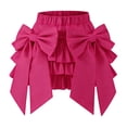 AVRNLIQ Girls Pull-On Cotton Ruffle Skirt Kids A-Line Short Skirt with ...