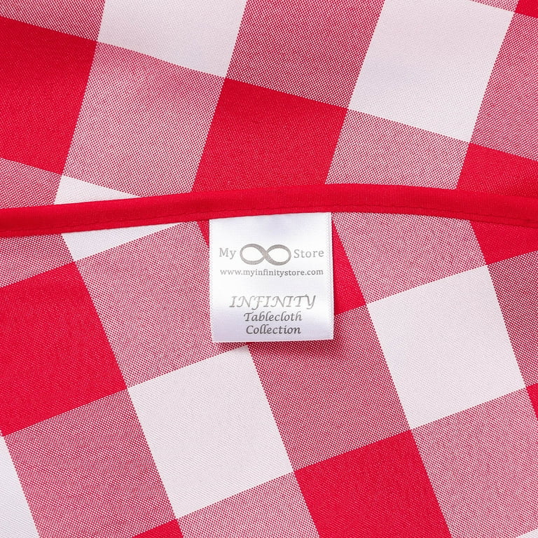 Red Checkered Tablecloth Border