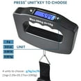 GJX 2 Sets Luggage Scale, Portable Handheld Suitcase Weight for Travel ...