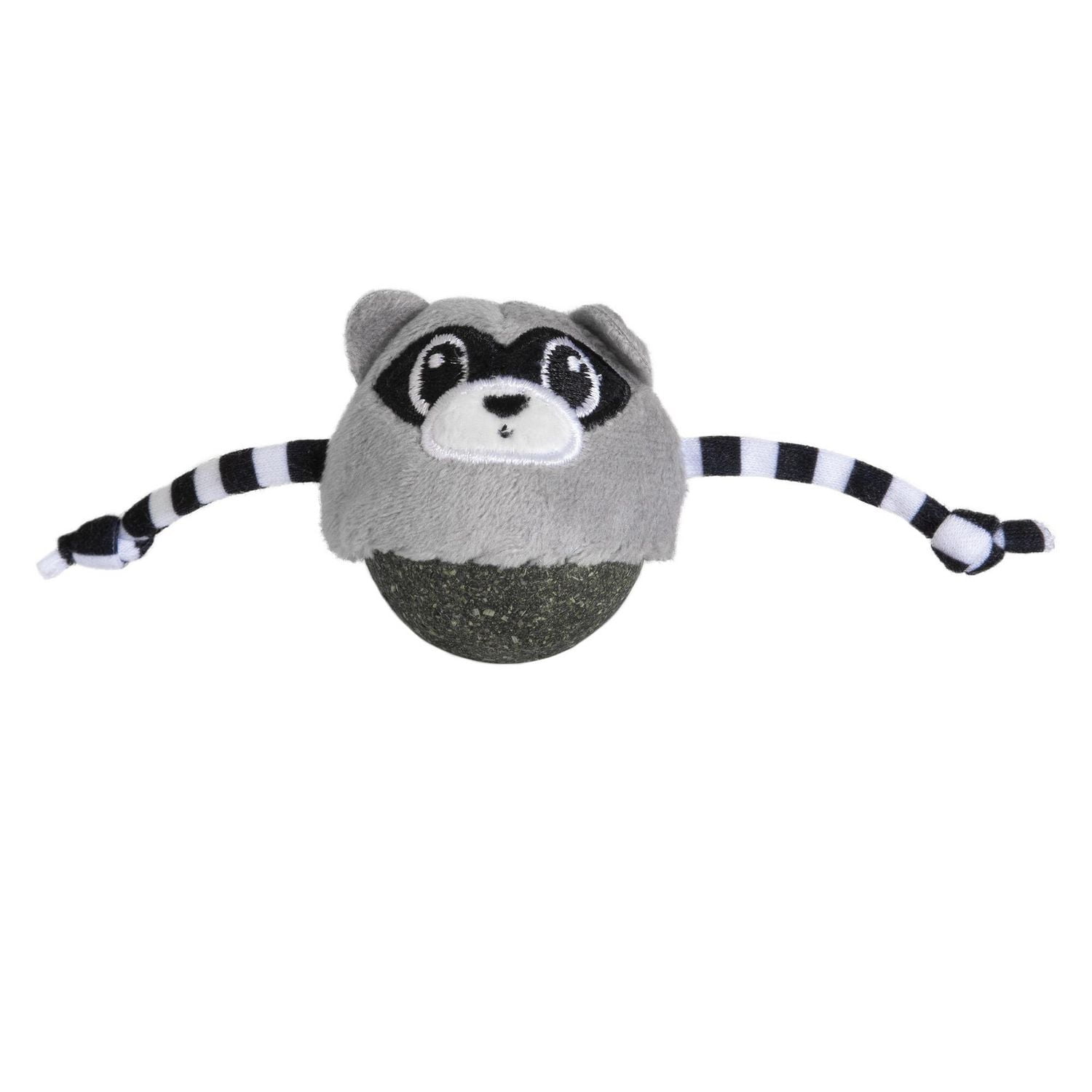 Click here for Quirky Kitty Rolly Raccoon Bobbler Compressed Catn... prices