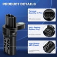 Set of 3 Camshaft Crankshaft Position Sensor Compatible with Nissan ...