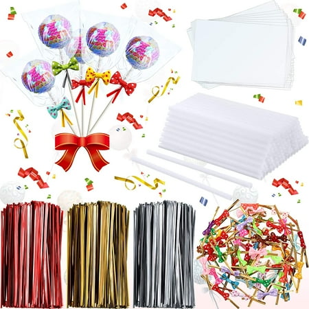 2900 Pieces Candy Cake Pop Sticks Set Including 200 Lollipop Sticks and ...
