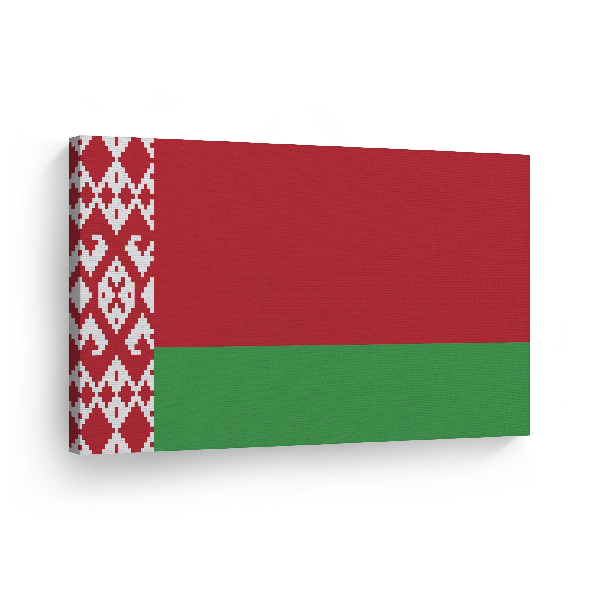 Smile Art Design Belarus Flag Canvas Wall Art Print Country Flags ...