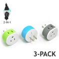 OREI Universal Power Adapter for India, Nepal, Maldives & Other ...