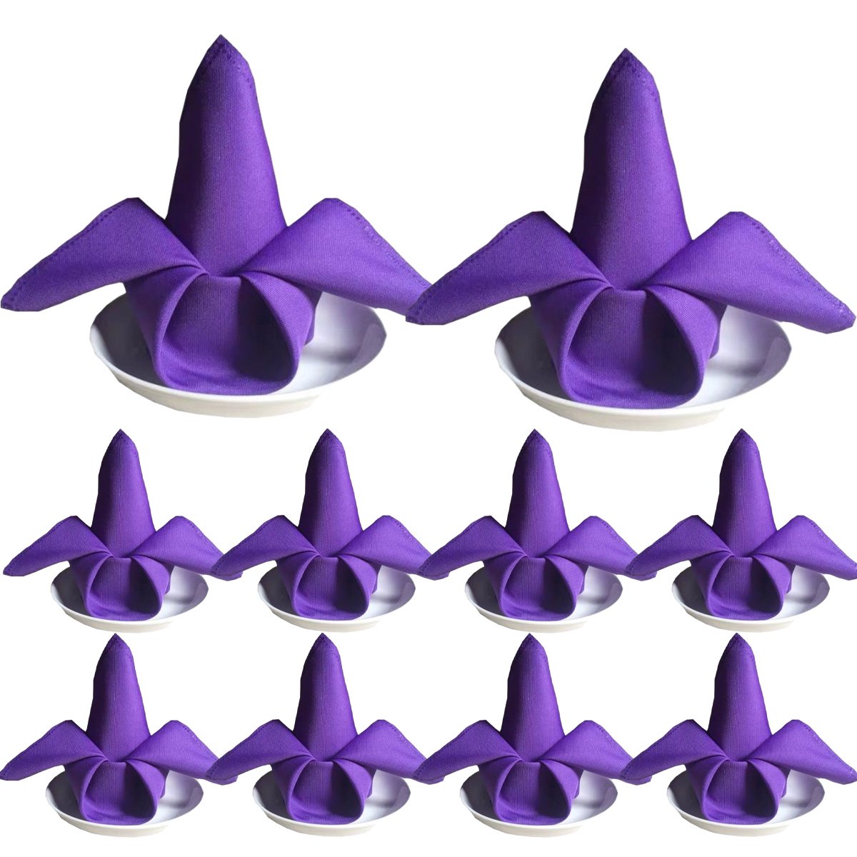 Click here for Rongmo 10pcs Polyester Cloth Napkins  Solid Washab... prices