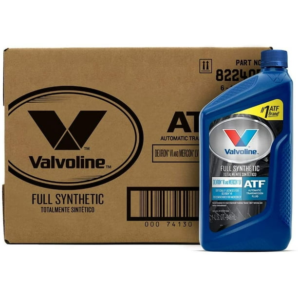 Valvoline 822405-6PK VV370-CS12 DEXRON VI Automatic Transmission Fluid ...