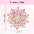 Elegant Flower Brooch For Women Stylish Acrylic Alloy Designs Multiple ...