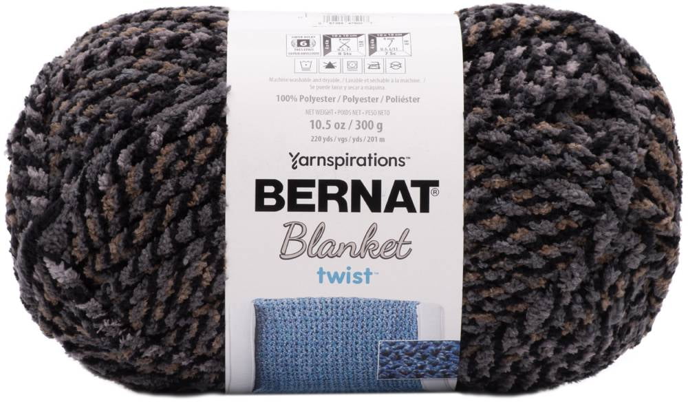 Bernat Blanket Twist Yarn-Shadow - Walmart.com
